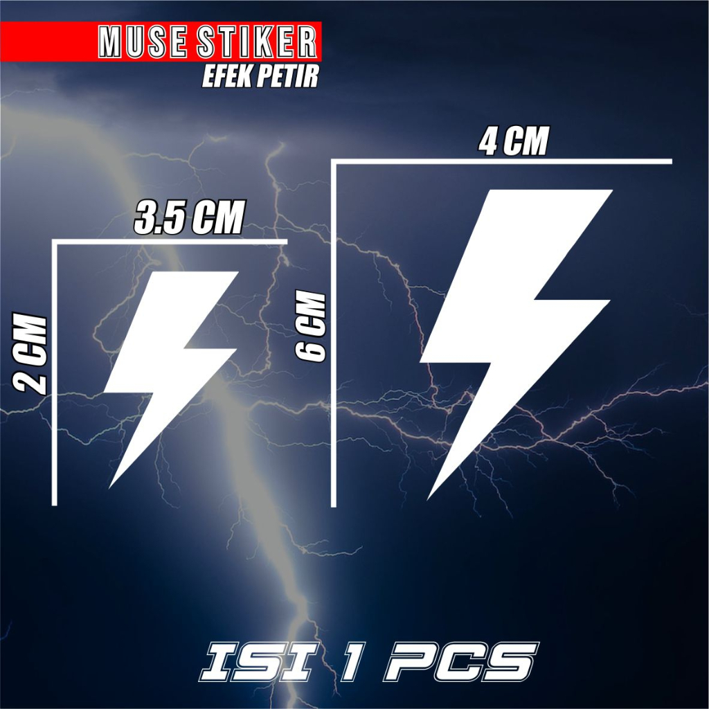 Jual STICKER STIKER VARIAS MOTOR KEREN CUTTING VIRAL FLASH PETIR ...