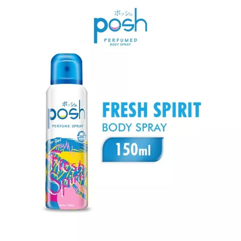 Jual POSH SPRAY COLOGNE FRESH SPIRIT 150ML | Shopee Indonesia