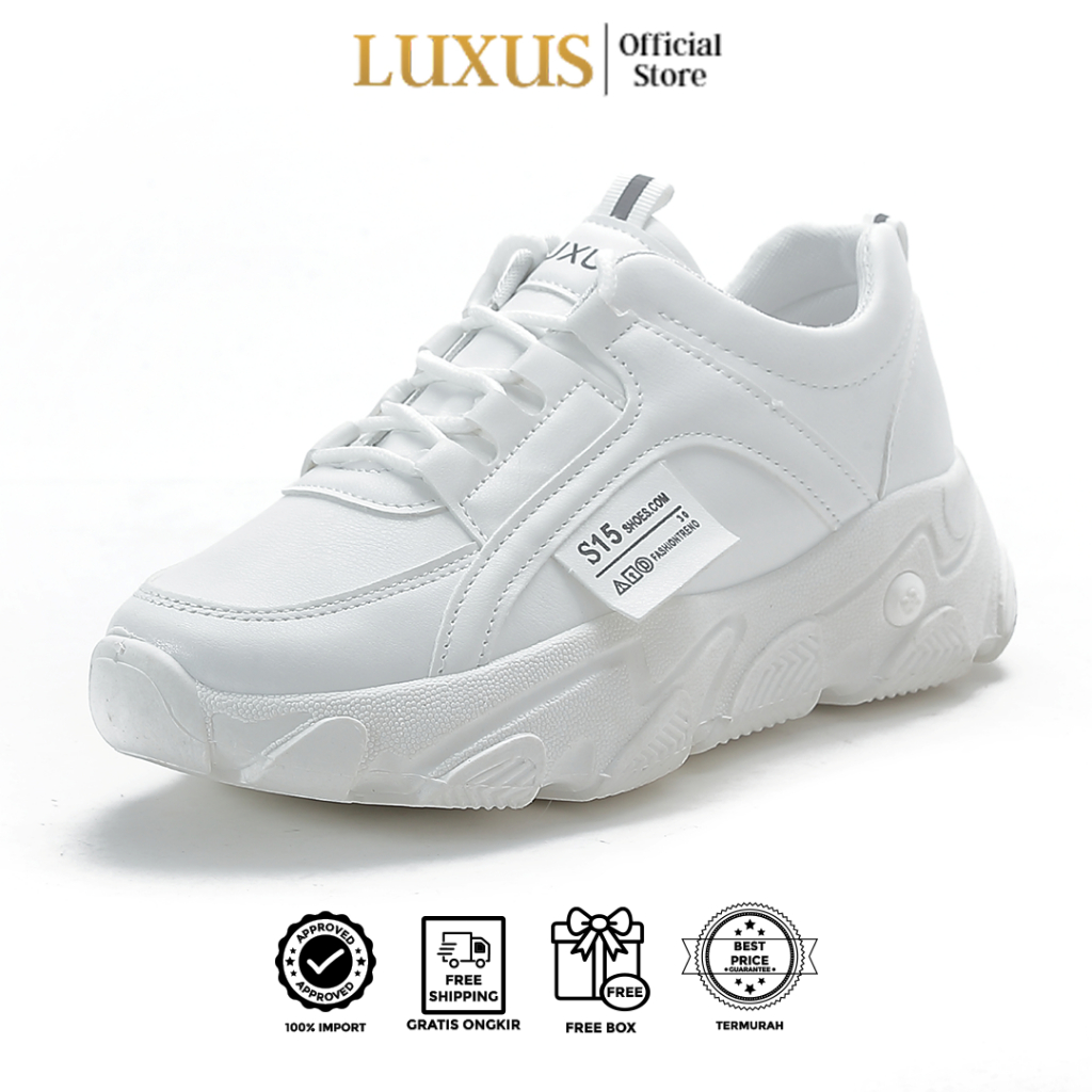 Jual Luxus Dulcea Sepatu Sneakers Wanita Import Korea - Lx211 | Shopee Indonesia