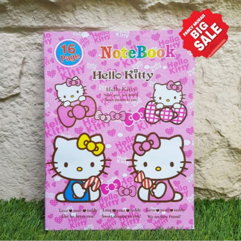 Jual Buku Tulis A4 Hello Kitty | Shopee Indonesia