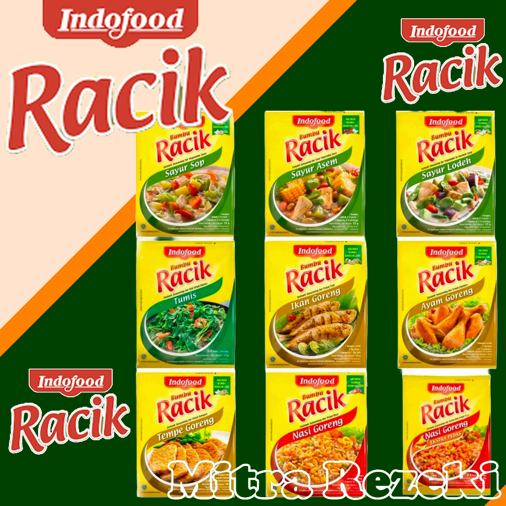 Jual INDOFOOD BUMBU RACIK INSTAN ANEKA VARIAN 33gr,22gr,20gr | Shopee ...
