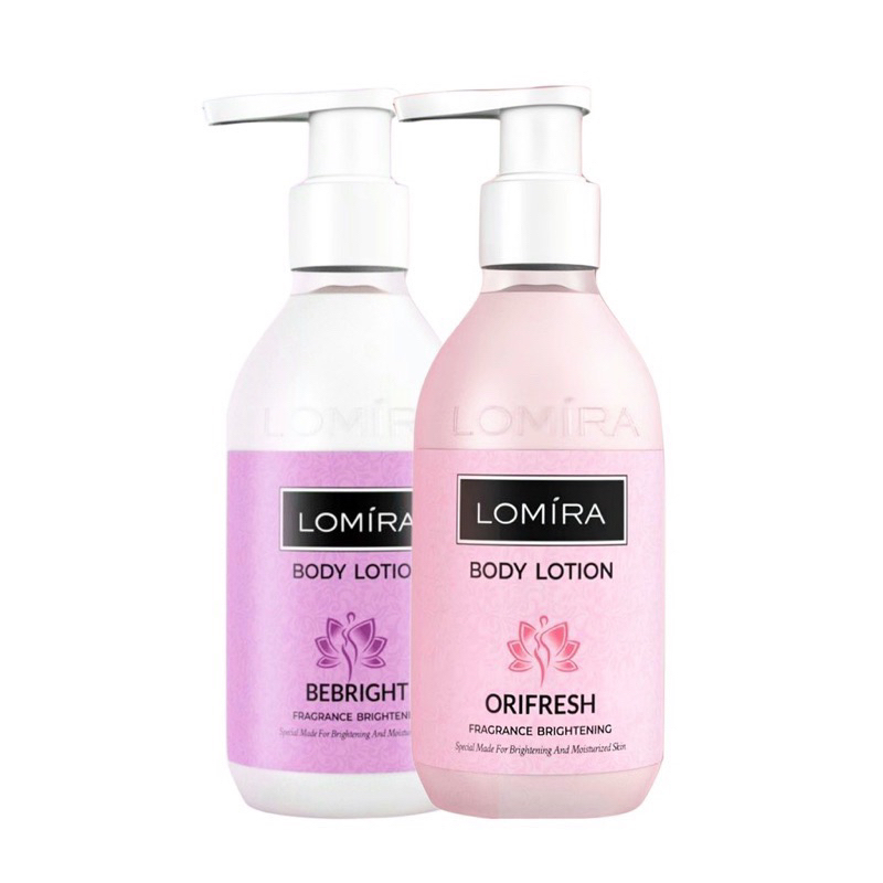 Jual LOMIRA Body Lotion Brightening Bebright & Orifresh 300ml | Shopee ...