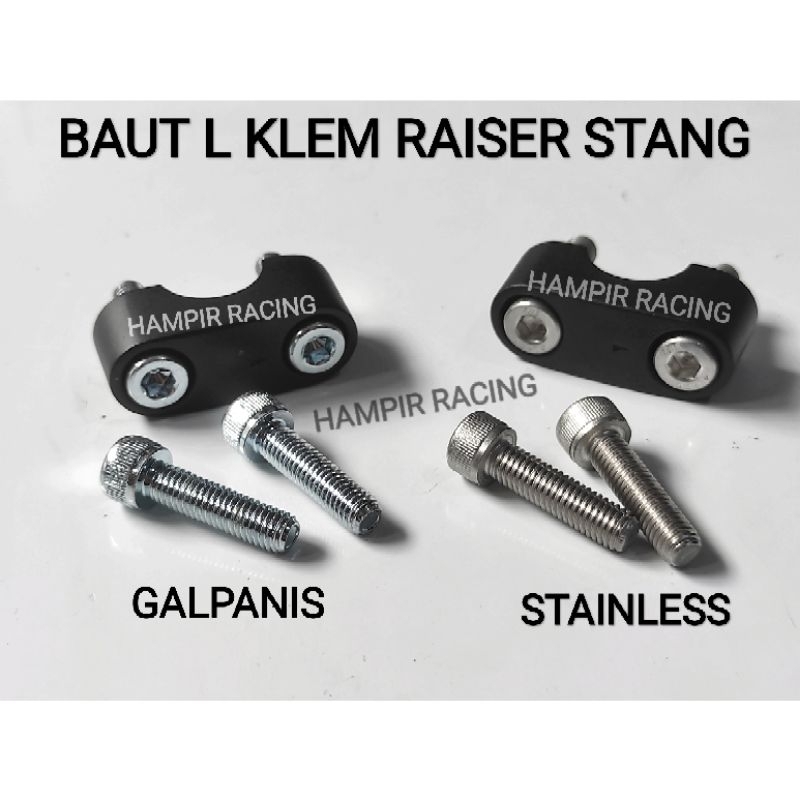 Jual BAUT L KLEM RAISER NINJA S SS R KLX BAUT DUDUKAN STANG MEGAPRO ...