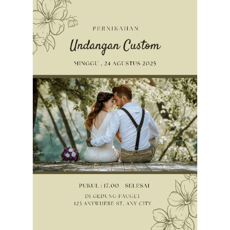 Jual UNDANGAN CUSTOM UNIK | Shopee Indonesia
