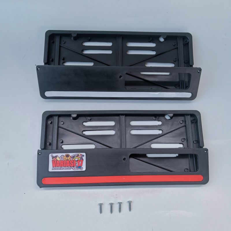 Jual COVER PLAT NOMOR MOTOR UNIVERSAL HARGA SEPASANG | Shopee Indonesia
