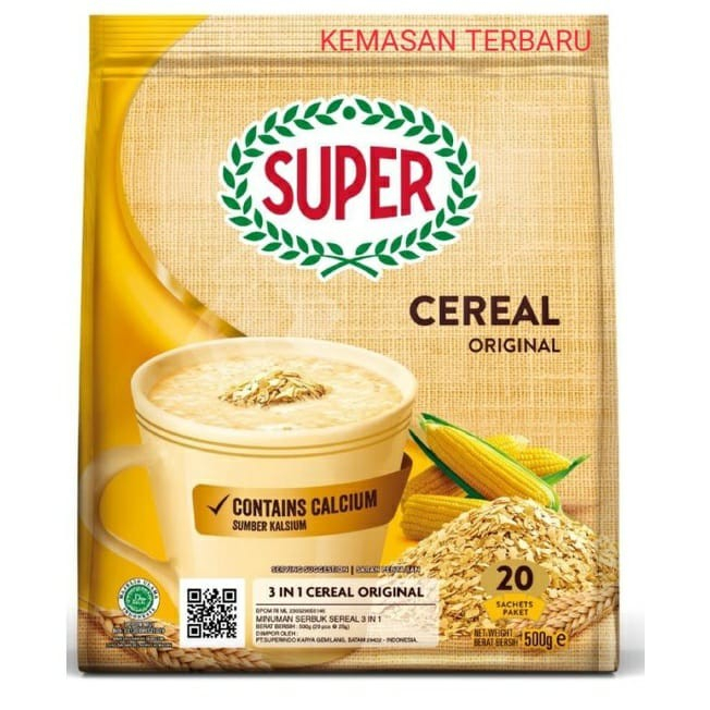 Jual Super Cereal Instant Sachet 20pcs | Shopee Indonesia