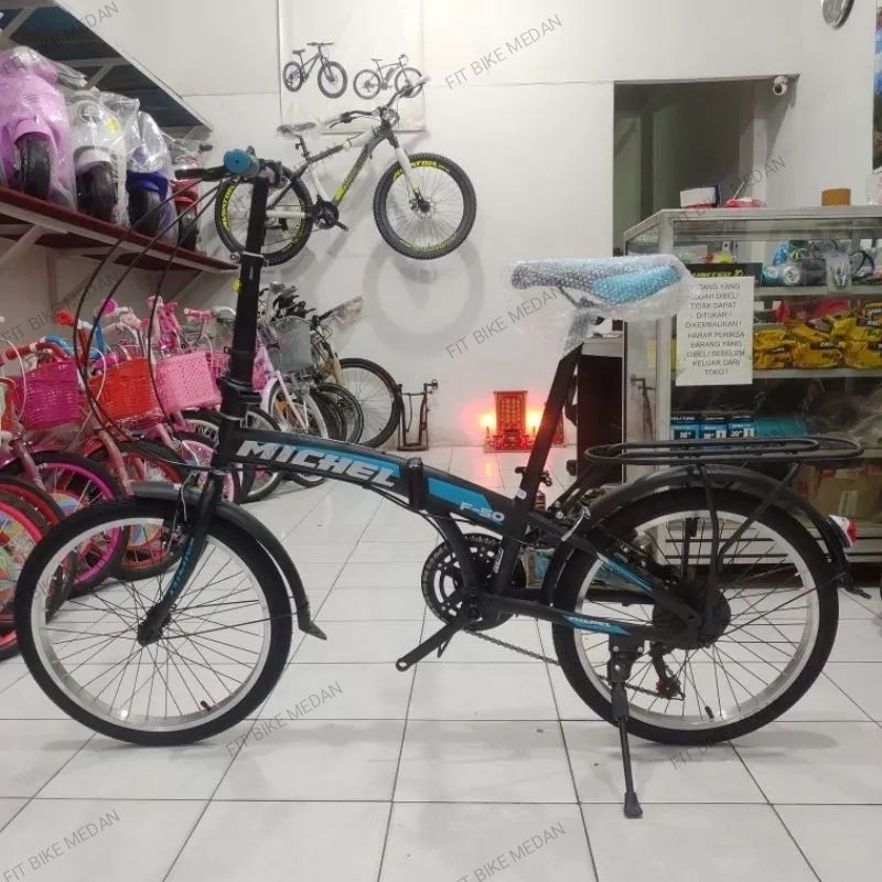 Jual SEPEDA LIPAT 20 INCI MICHEL F50 7-SPEED FOLDING BIKE DEWASA ...