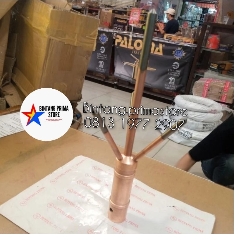 Jual Tombak / Splitzen Trisula / Treesula 3/4" Besi Babit + Pipa Besi ...