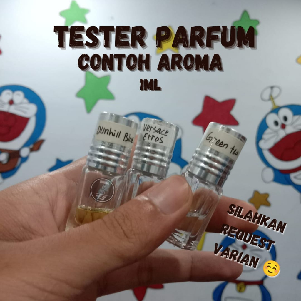 Jual tester aroma parfum roll on contoh aroma 1ml atau 2ml | Shopee ...