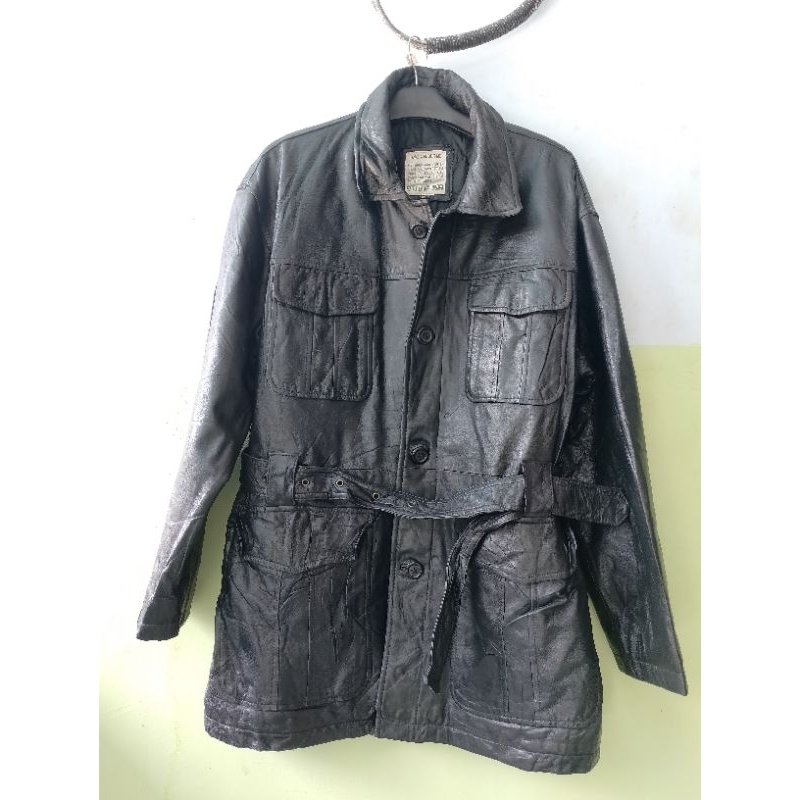 Jual jakul model safari kulit domba asli pria | Shopee Indonesia