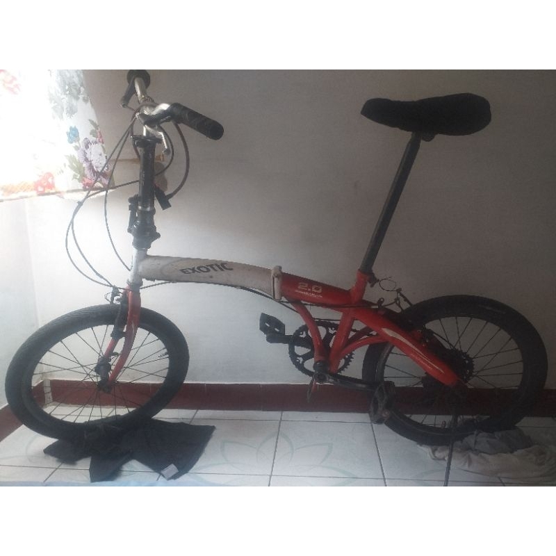 Jual sepeda lipat Exotic classic 2.0 second bekas preloved | Shopee ...