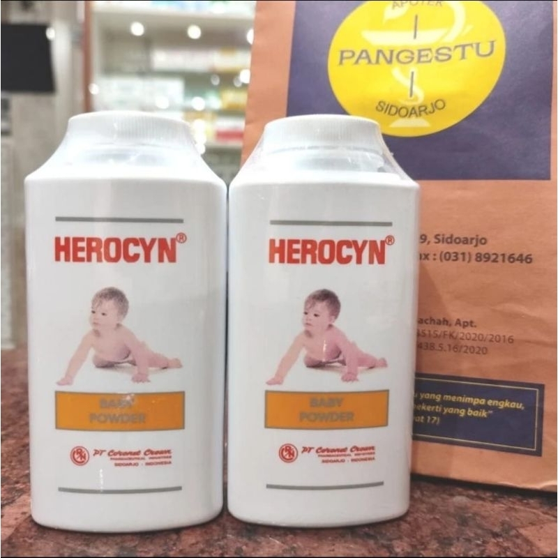 Jual Herocyn Baby Powder 100gr / Bedak Tabur Bayi / Herocin 100 gr ...