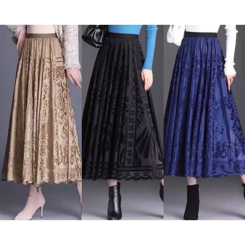 Jual NEW ROK BURKAT VELVET BLUDRU ZAIYA FASHION IMPORT TERBARU | Shopee ...