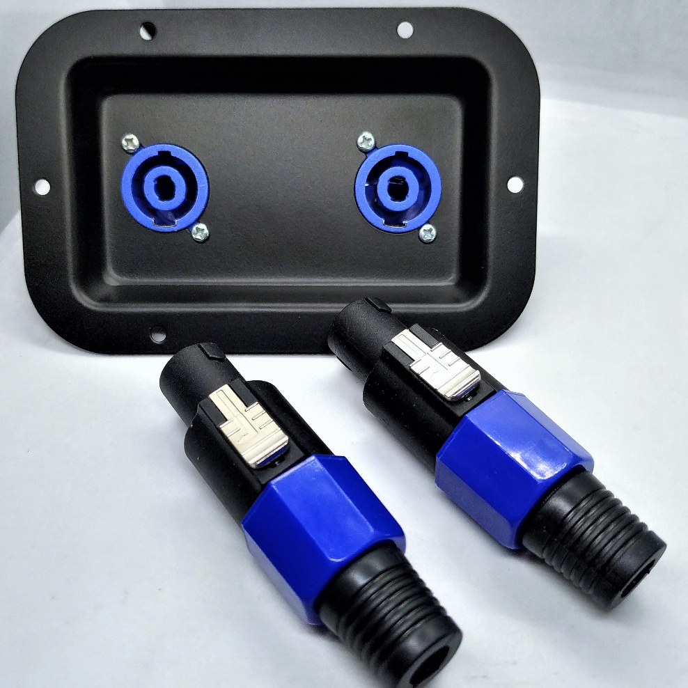 Jual PAKET SPEAKON SET PLAT TERMINAL BOX SPEAKER JEK DAN SOKET SPIKON ...