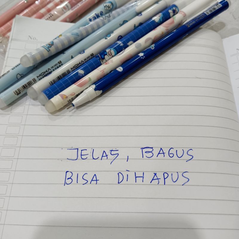 Jual PULPEN TINTA BIRU BISA DIHAPUS/PULPEN HAPUS | Shopee Indonesia