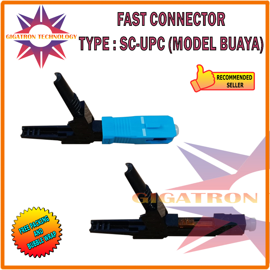 Jual 1Box/100Pcs Fast Connector SC UPC Buaya / Fiber Optik FTTH Fast ...