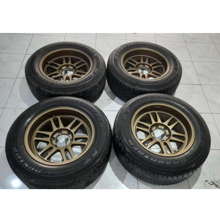 Jual Velg Mobil Bekas Pajero Fortuner Ring 18 Hsr Wheel Boroko Ban 265 60 R18 | Shopee Indonesia