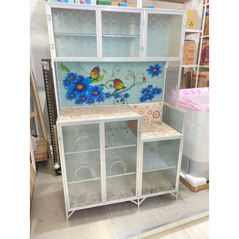 Jual Rak Piring 3 pintu polos | Shopee Indonesia