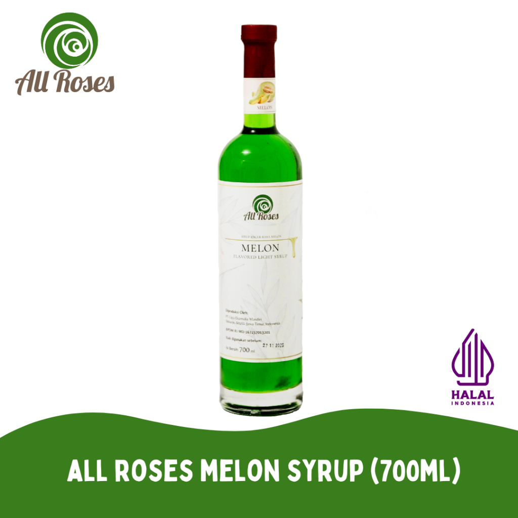 Jual All Roses Melon Syrup 700ml | Shopee Indonesia