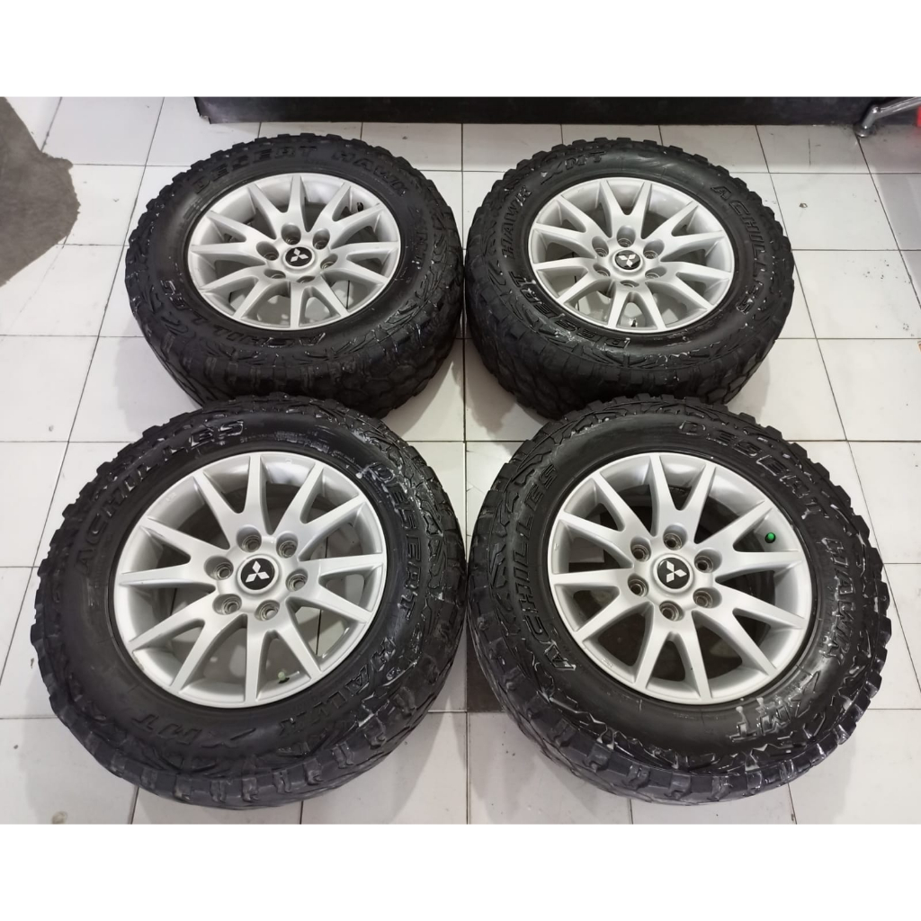 Jual VELG MOBIL SECOND STANDAR PAJERO SPORT RING 17 PCD 6X139,7 + BAN ...
