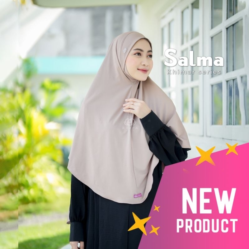 Jual Khimar Salma L by Arafa Hijab /Khimar Dagu Malay | Shopee Indonesia