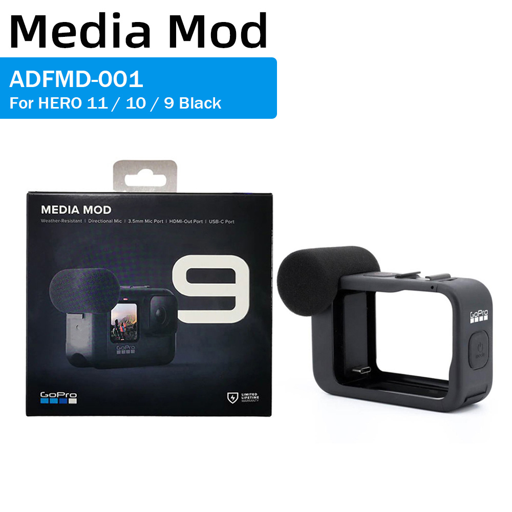 Jual GoPro Original Media Mod for HERO 9 / 10 / 11 Black (Frame + Mic ...