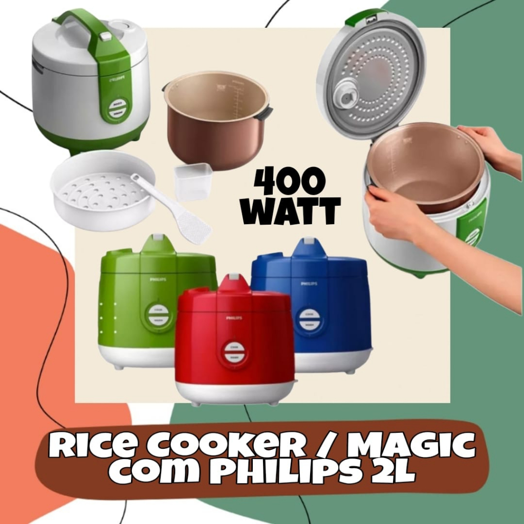 Jual Rice Cooker Philips HD3131 Pro Ceramic+ / Penanak Nasi Magic Com 2 ...