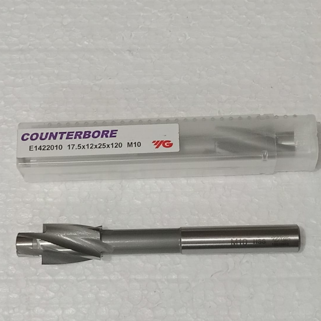 Jual COUNTER BOR YG-1 E1422010 17,5X12X25X120 M10 | Shopee Indonesia