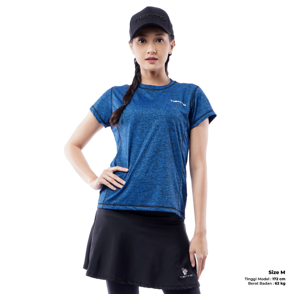 Jual Tiento Baju Kaos Dry Fit Running Sport Women Pakaian Olahraga Gym ...