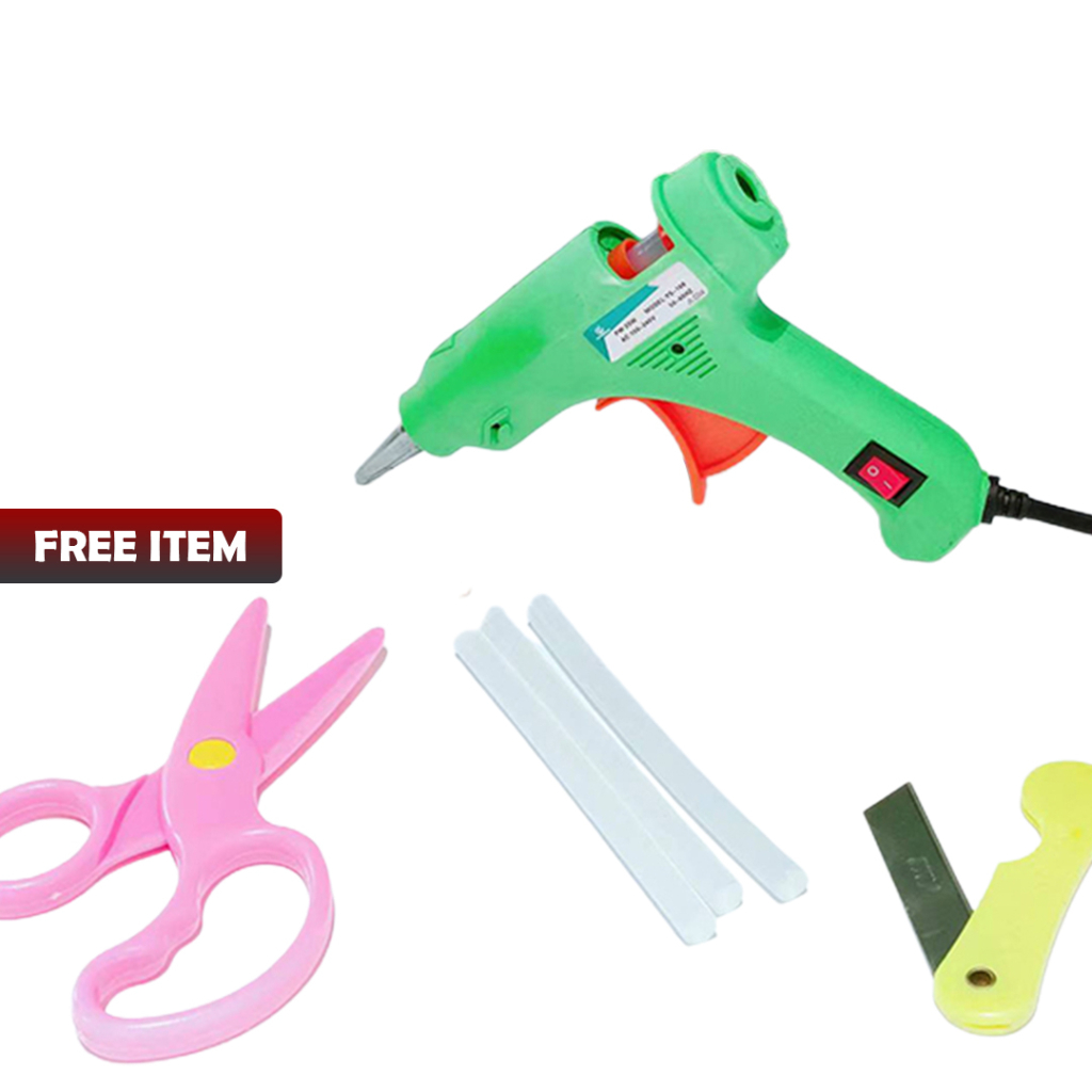 Jual YOSINOGAWA - CUCI GUDANG Paket Tembak Glue Gun Switch 20Watt Free ...