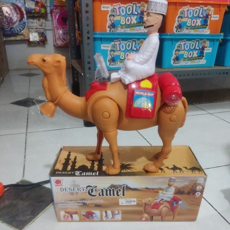 Jual UKURAN BESAR | Mainan Anak Hewan Camel Unta BO E09177 /Mainan ...