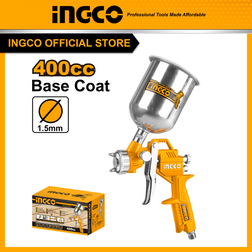 Jual (INGCO) - SPRAY GUN INGCO TABUNG ATAS / ALAT SEMPROT CAT KUALITAS ...