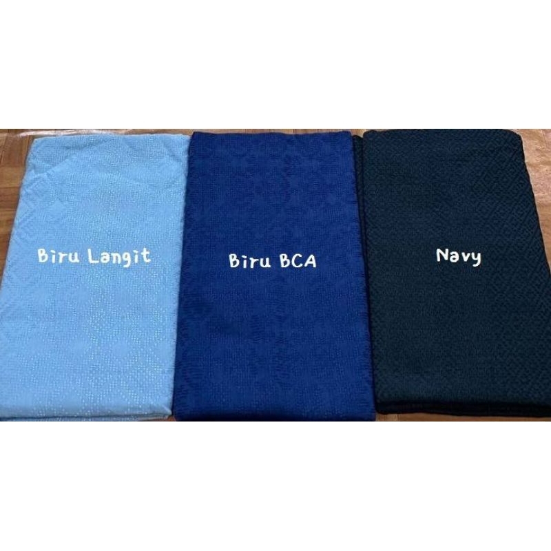 Jual Kain Doby Polos Seri Warna Biru Bahan Doby Katun Biru Doby Katun ...