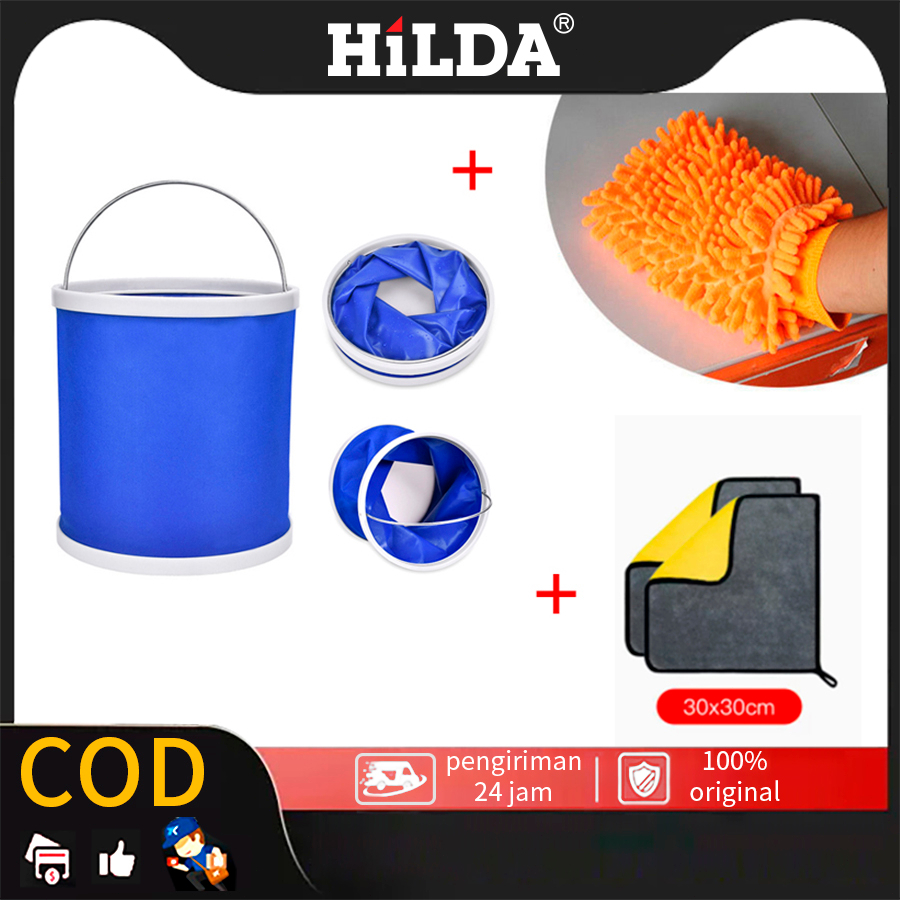 Jual Mesin cuci mobil set, baldi lipat+handuk+sarung tangan | Shopee ...