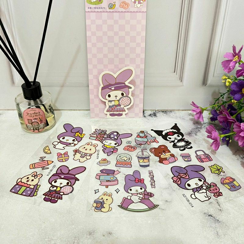 Jual Sticker MY MELODY kode SZ - 106 isi 3 lembar sticker gambar kartun ... Jual Sticker MY MELODY kode SZ - 106 isi 3 lembar sticker gambar kartun ...