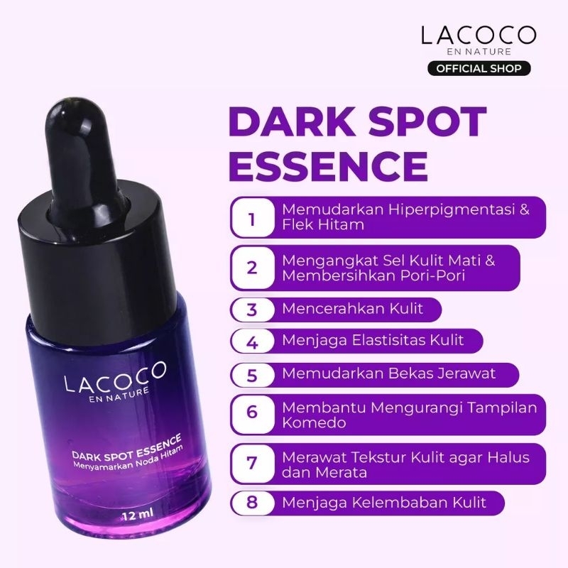 Jual LACOCO Dark Spot Essence anti flek | Shopee Indonesia