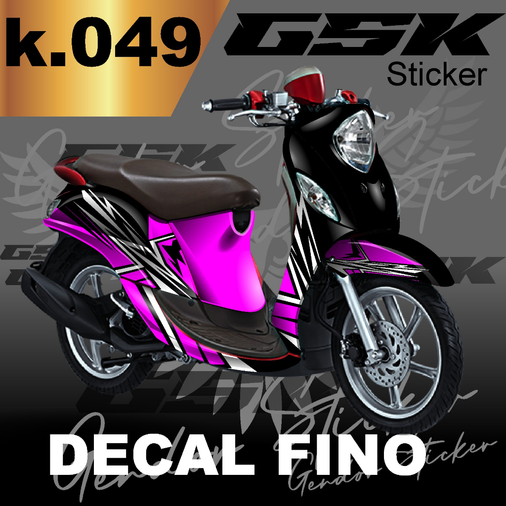 Jual Stiker Fino Decal Full Body Fino k.049 | Shopee Indonesia
