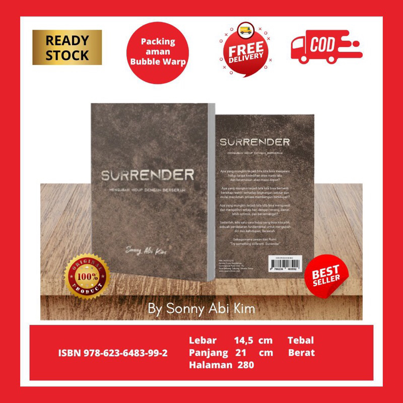 Jual buku surender by sony abi kim original 100% ppa institute | Shopee Indonesia