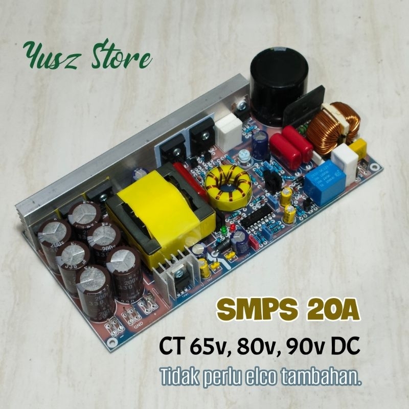 Jual SMPS 20a ct 80v 20 amper 65v, 90v for Audio Power supply unit | Shopee Indonesia