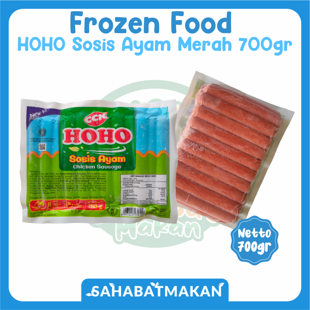 Jual HOHO Sosis Ayam Merah Isi 33 / 700g — Sahabat Makan Sayur Jogja ...