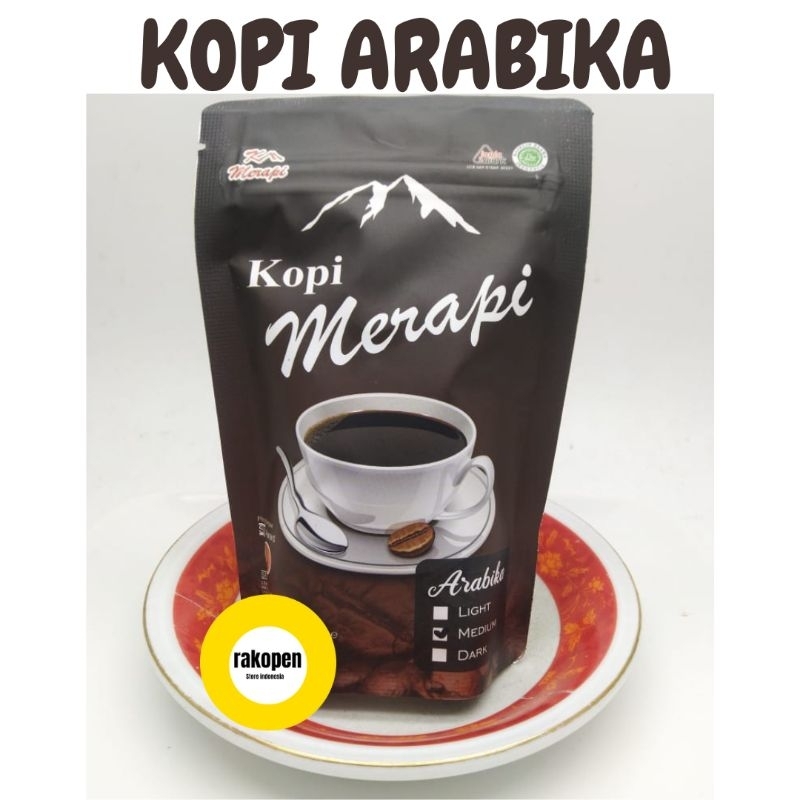 Jual Kopi Merapi Arabika Robusta Kopi No 1 Asli Dari Kota Jogja kopi hitam kopi harum Medium ...