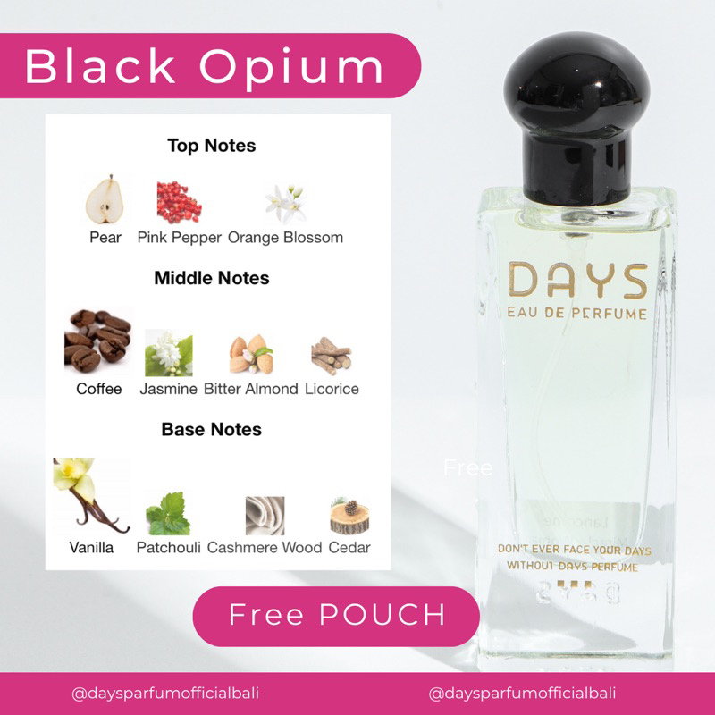 Jual BlackOpium - Days Parfume - Days Perfume | Shopee Indonesia
