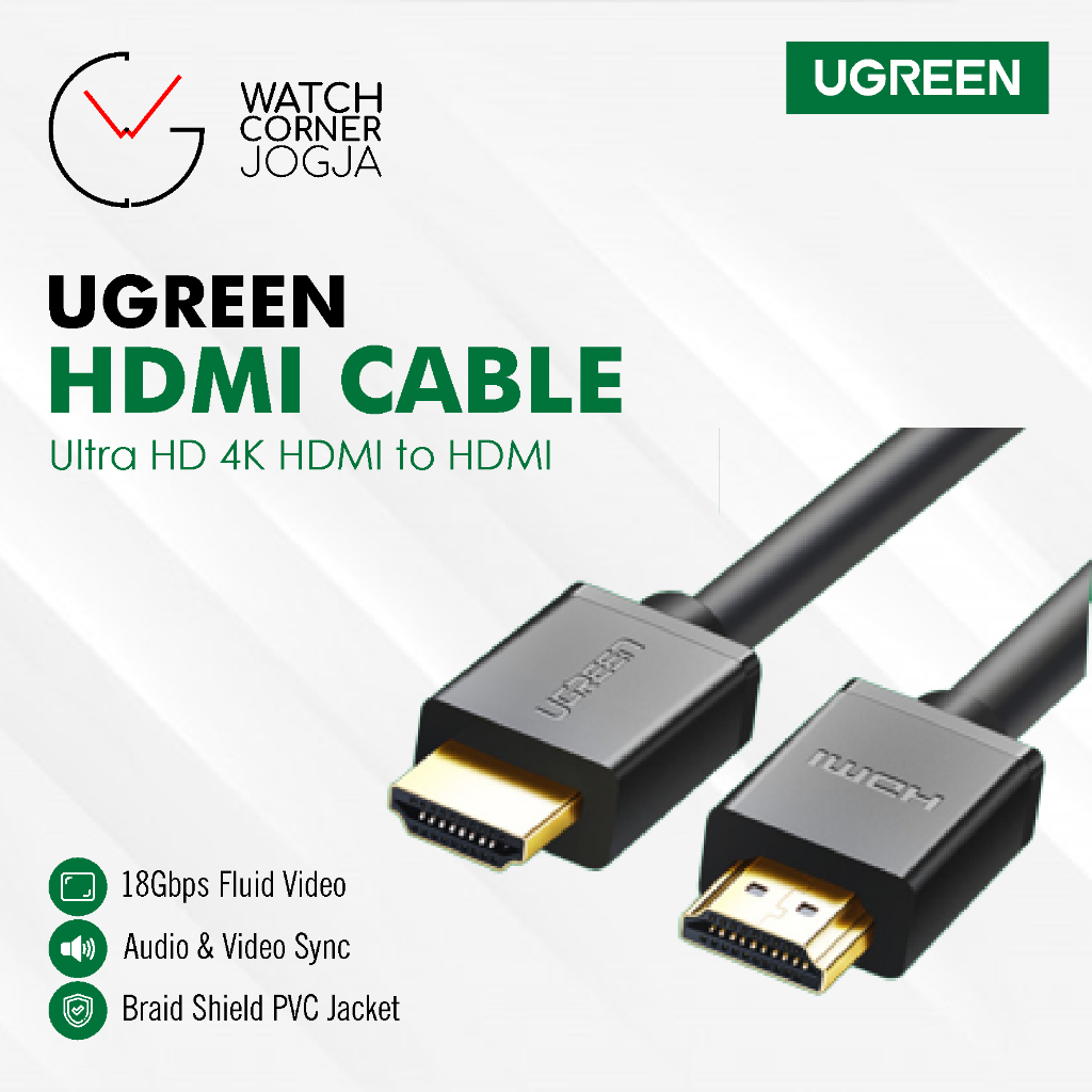 Jual UGREEN Kabel HDMI To HDMI Cable 2.0 4K 60Hz 18Gbps Ultra HD ...