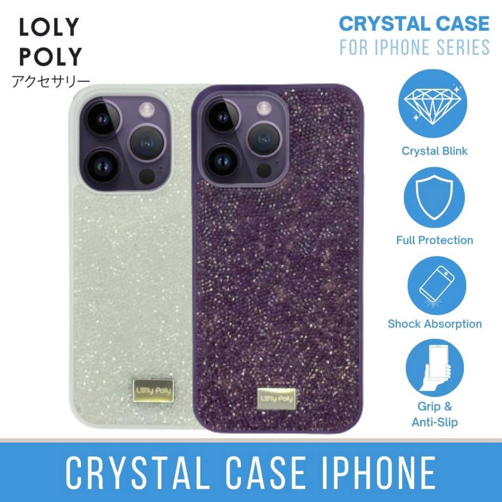 Jual Lolypoly Crystal Diamond Bling Case For iP Series-31 | Shopee ...