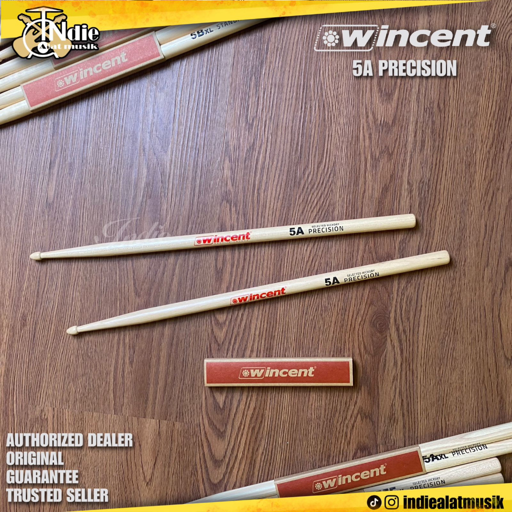 Jual Stick Drum Wincent 5A Precision Acorn Tip | Shopee Indonesia