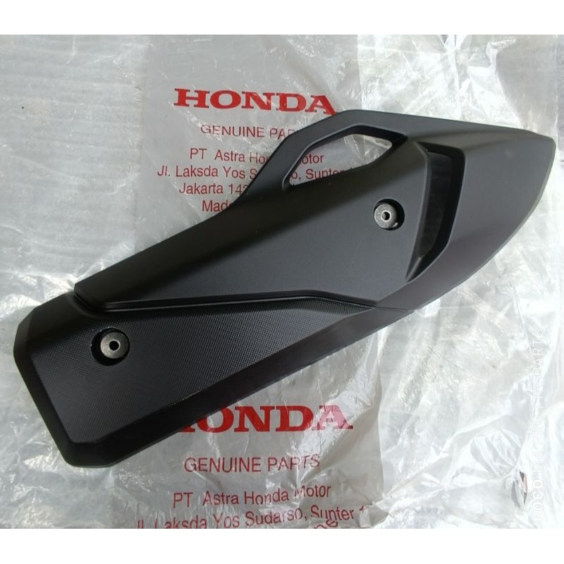 Jual Cover tameng tutup knalpot Vario 160 K2S Original honda | Shopee Indonesia