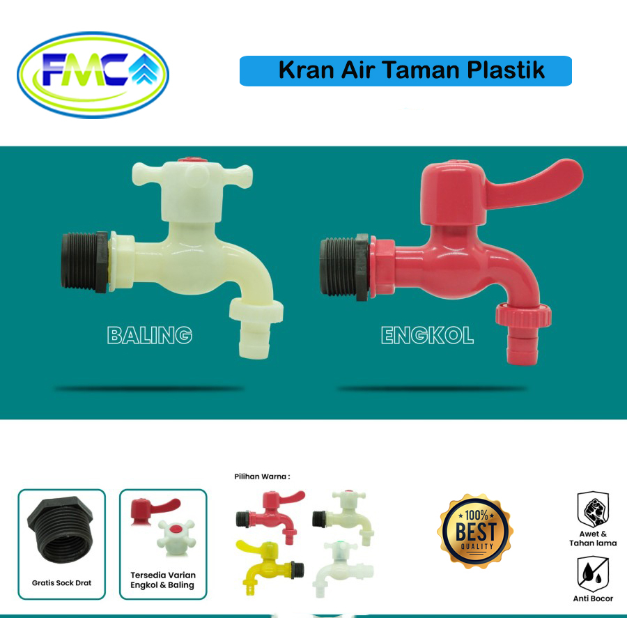 Jual Kran Plastik PVC Kran Keran Air Taman Plastik Kran Tembok PVC Kran ...