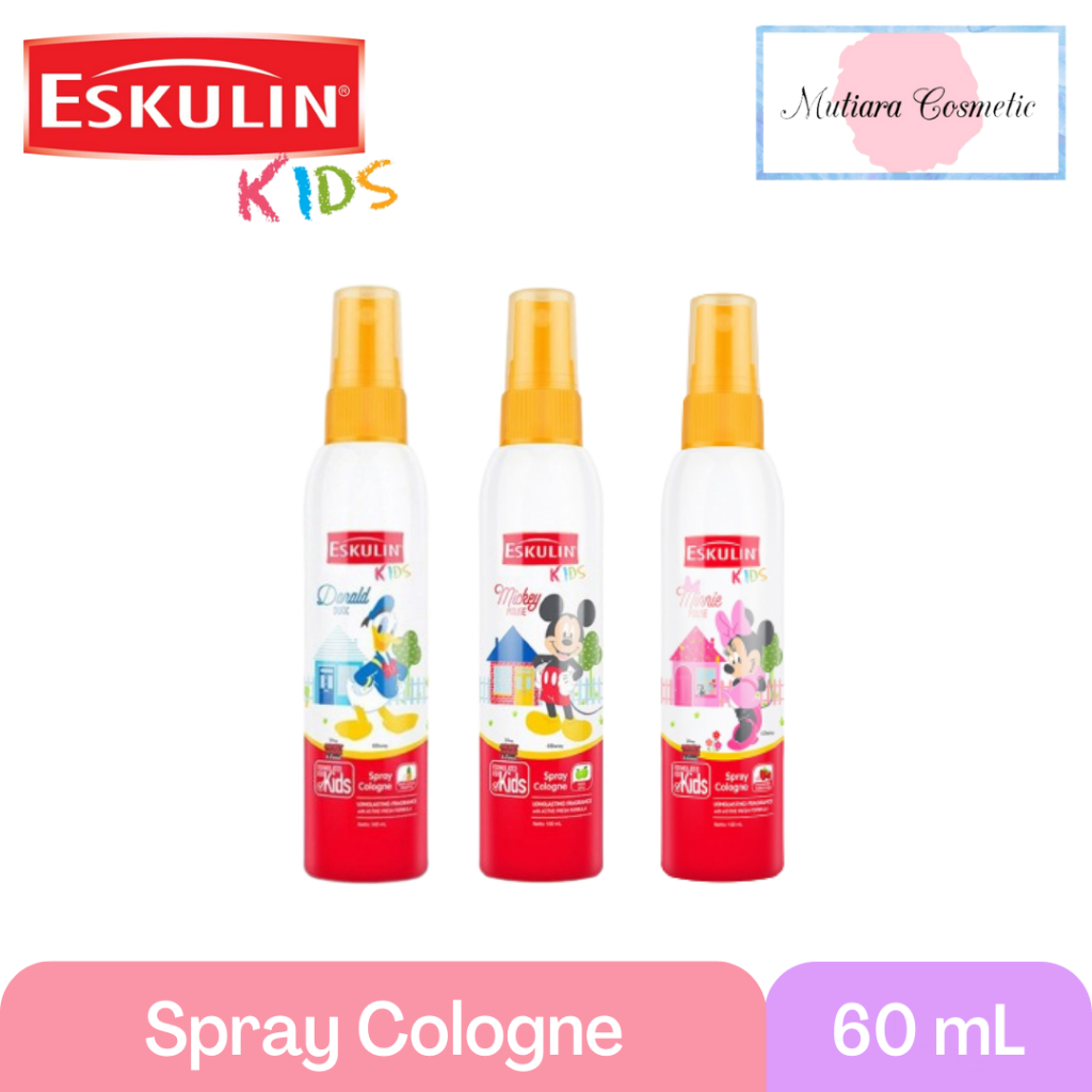 Jual Eskulin Kids Spray Cologne 60ml | Shopee Indonesia