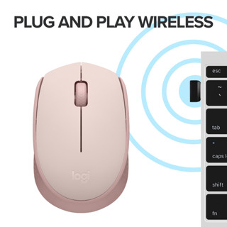 Jual Logitech M171 Mouse Wireless untuk Windows, Mac, ChromeOS - Rose ...