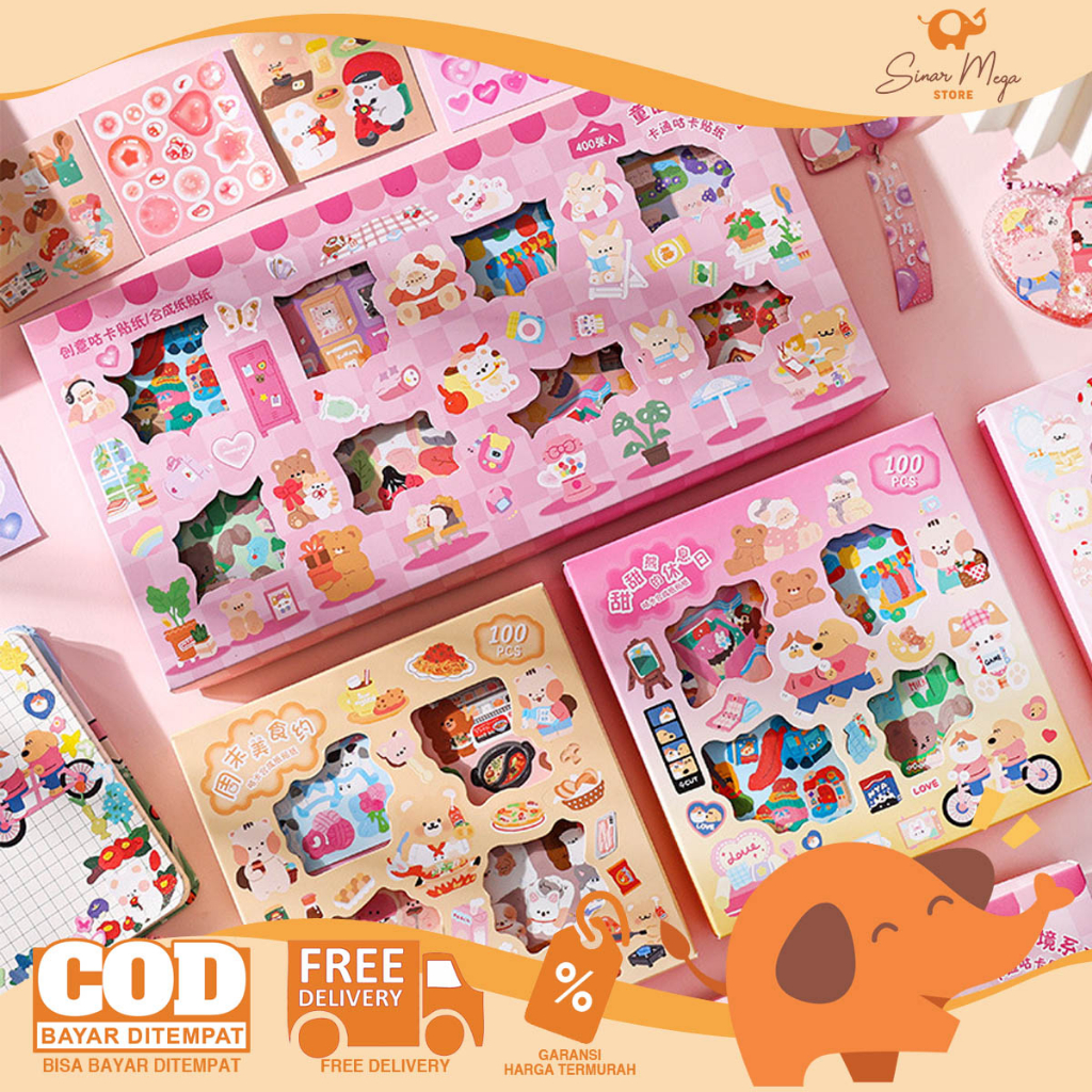 Jual Dreamland in a Box 100pc Deco Stickers / Sticker Stiker Tempel Box ...